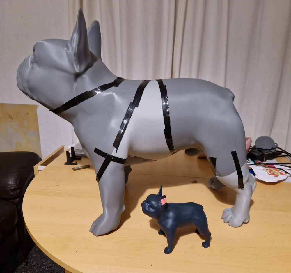 lifesize frenchie by madmarkdavies MakerWorld: Download Free 3D Models