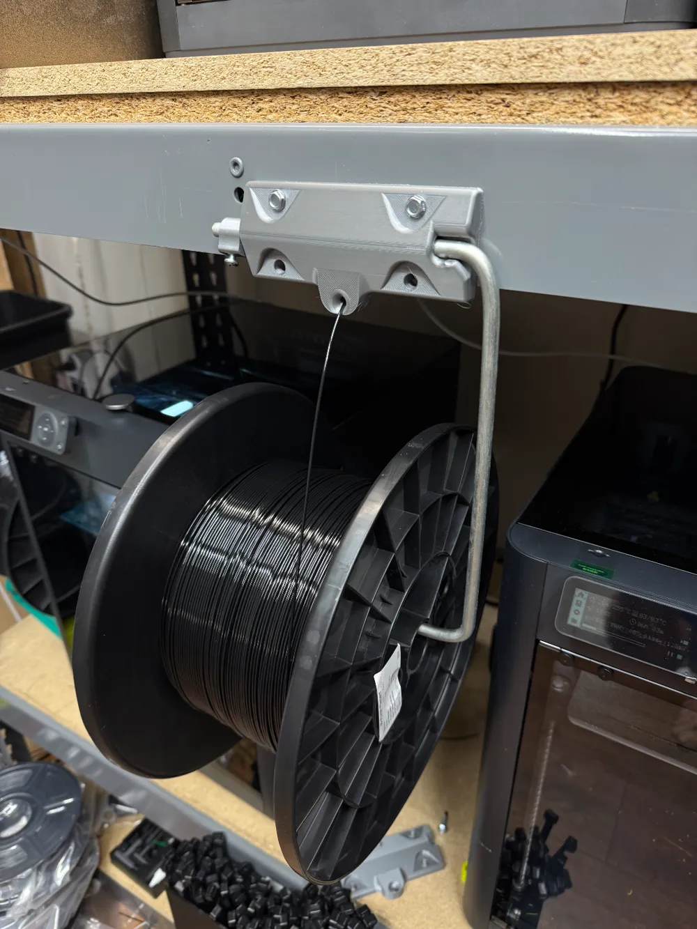 5 and 10KG spool holders for racks by jeepxj MakerWorld: Download Free ...