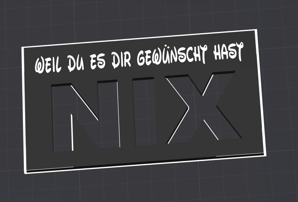 Weil Du es Dir Gewünscht hast NIX - Geld Geldgeschenk Karte by ...
