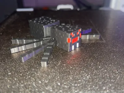 Minecraft spider - Free 3D Print Model - MakerWorld