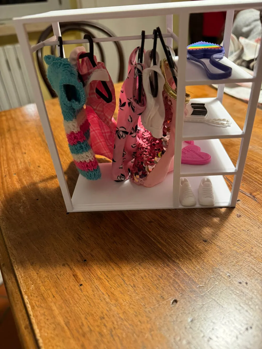 GlamDoll Closet – Mini Barbie Wardrobe - Free 3D Print Model - MakerWorld