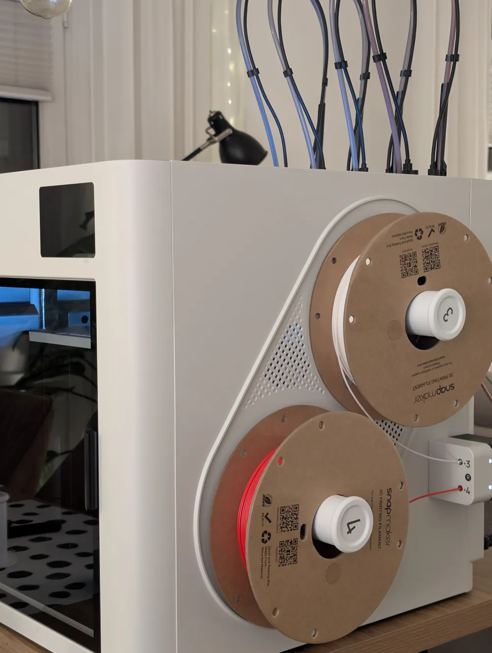 Snapmaker U1 Universal Filament Spool Holder - Free 3D Print Model ...