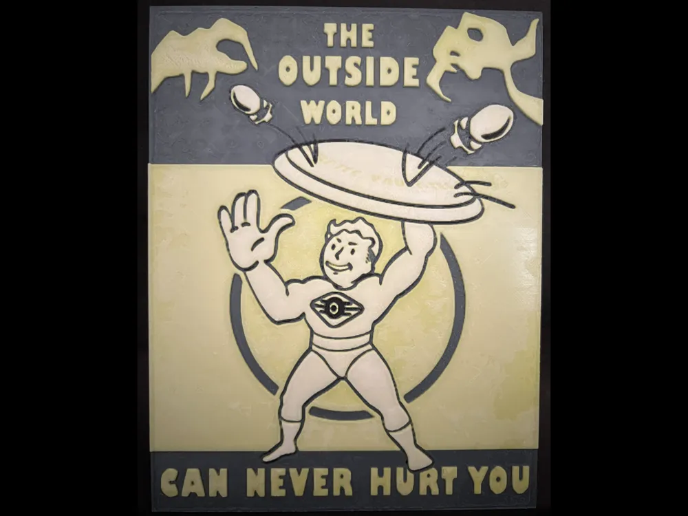 Fallout - Outside World Vault Poster by Regis - MakerWorld