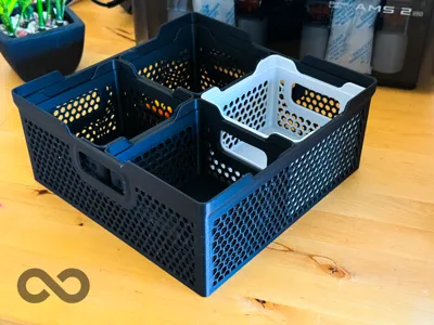 110x110mm Square Stacking Baskets by Eternity Labs MakerWorld: Download ...