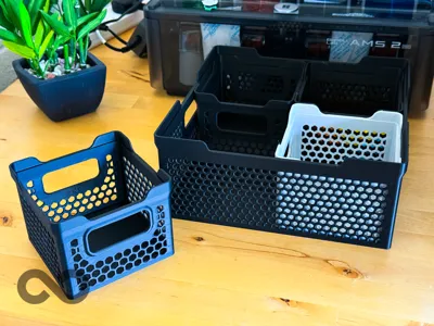 110x110mm Square Stacking Baskets by Eternity Labs MakerWorld: Download ...