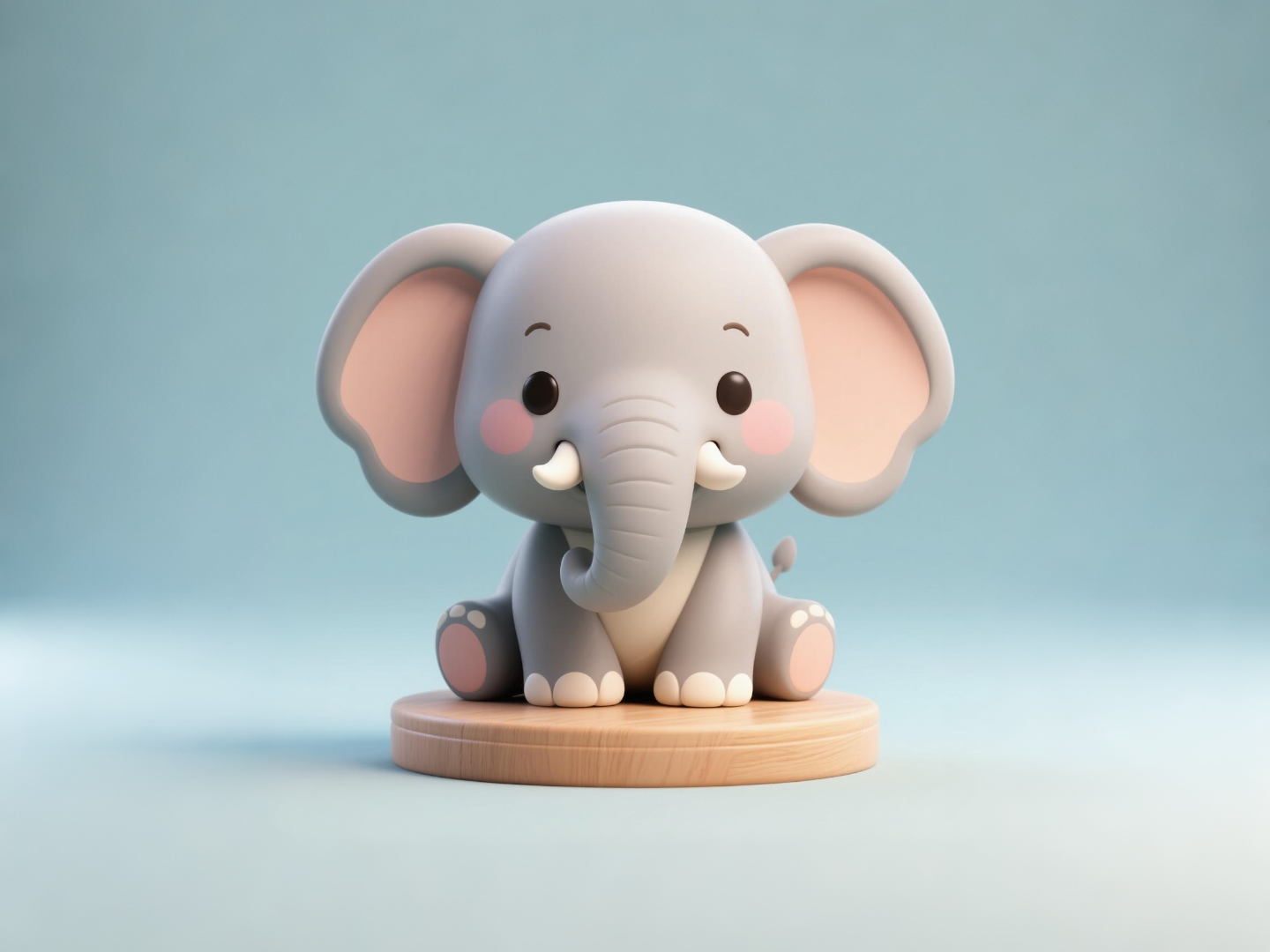 Elephant - Wildlife Park Realistic Model - Children's Birthday Gift ...