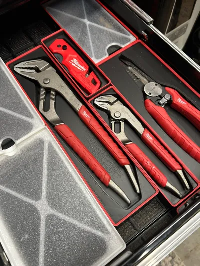 Gridfinity Milwaukee Pliers by schuylab - MakerWorld