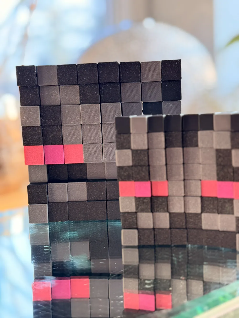 Minecraft Enderman Stress Cube Modular Fidget Bloc - Free 3D Print ...