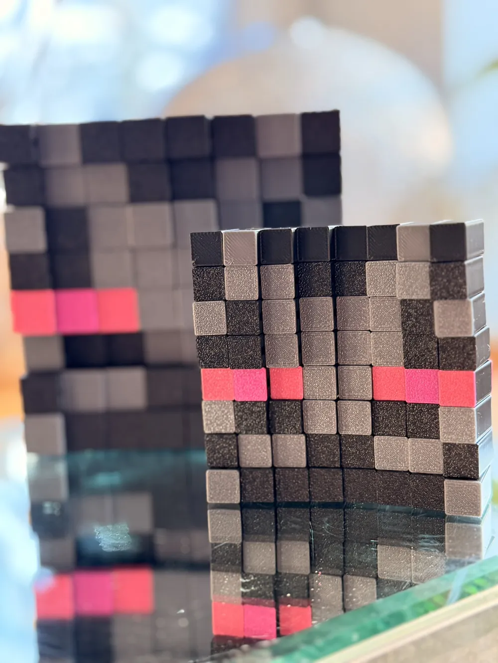 Minecraft Enderman Stress Cube Modular Fidget Bloc - Free 3D Print ...