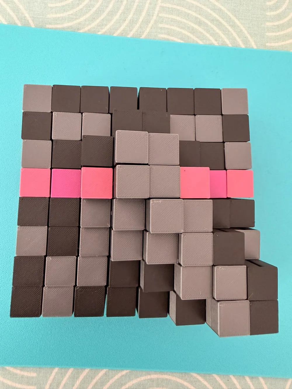 Minecraft Enderman Stress Cube Modular Fidget Bloc - Free 3D Print ...