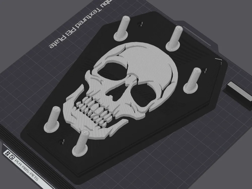 COFFIN KEY HOLDER WITH SKULL by Dozer Ent MakerWorld: Download Free 3D ...