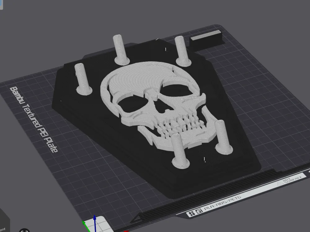 COFFIN KEY HOLDER WITH SKULL by Dozer Ent MakerWorld: Download Free 3D ...