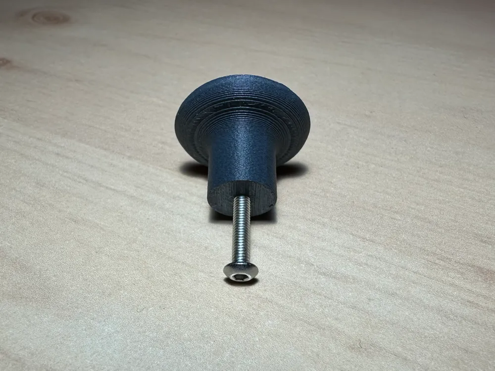 Small & Simple Minimalistic Drawer Knob/Pull - Free 3D Print Model ...