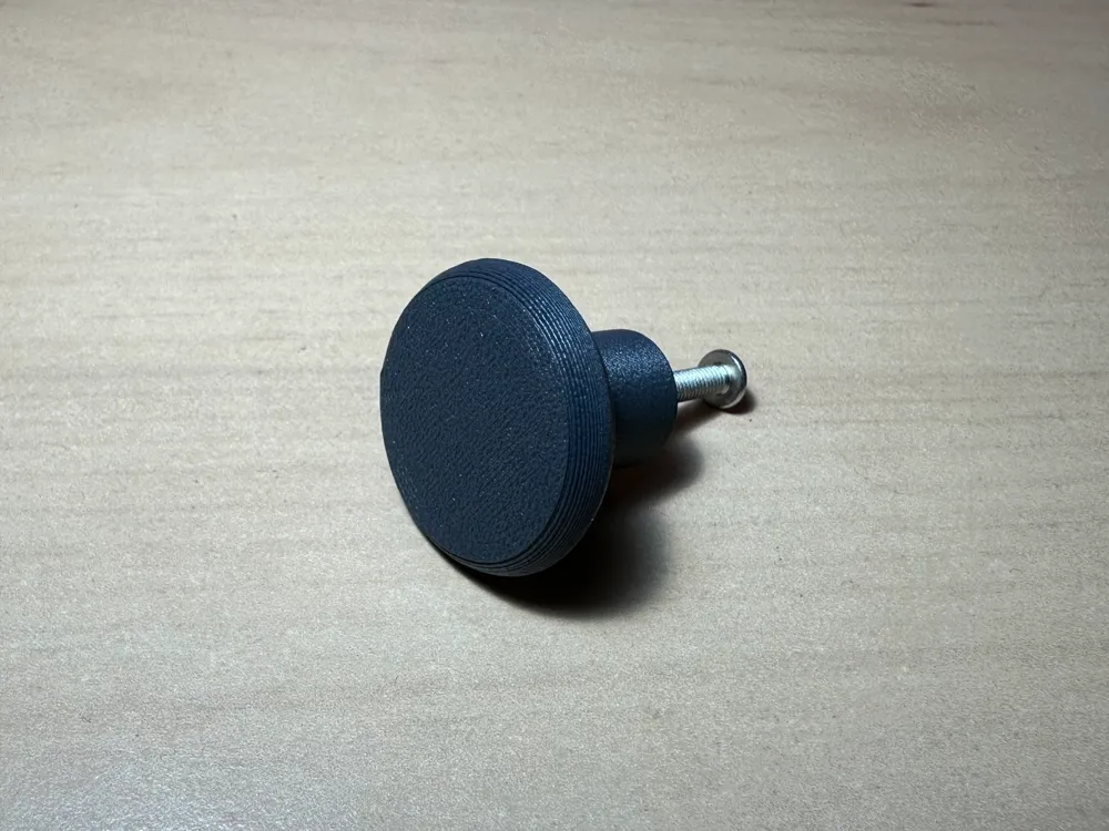 Small & Simple Minimalistic Drawer Knob/Pull - Free 3D Print Model ...