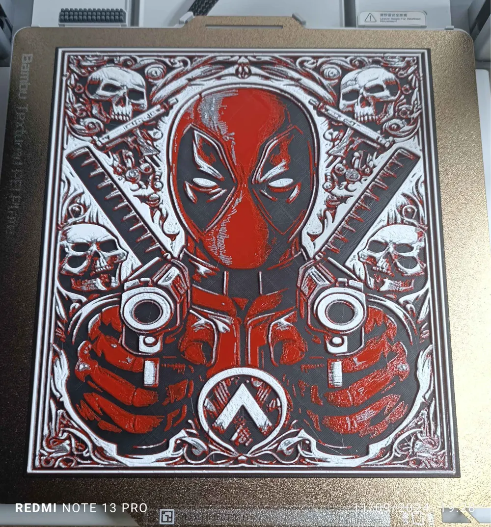 deadpool hueforge by Moica - MakerWorld