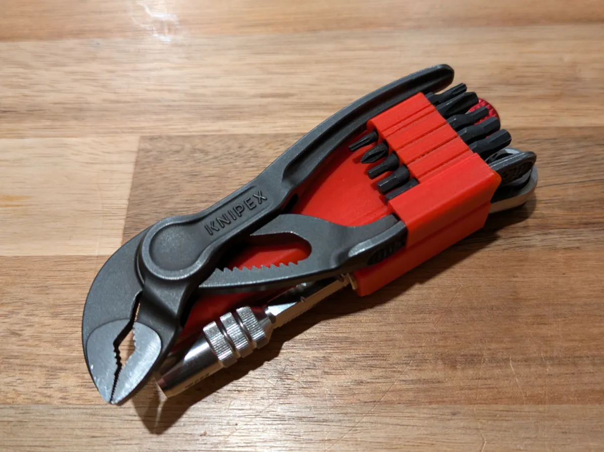 Mini EDC Tool Caddy for Knipex, 711L, SAK: DCA - Free 3D Print Model ...