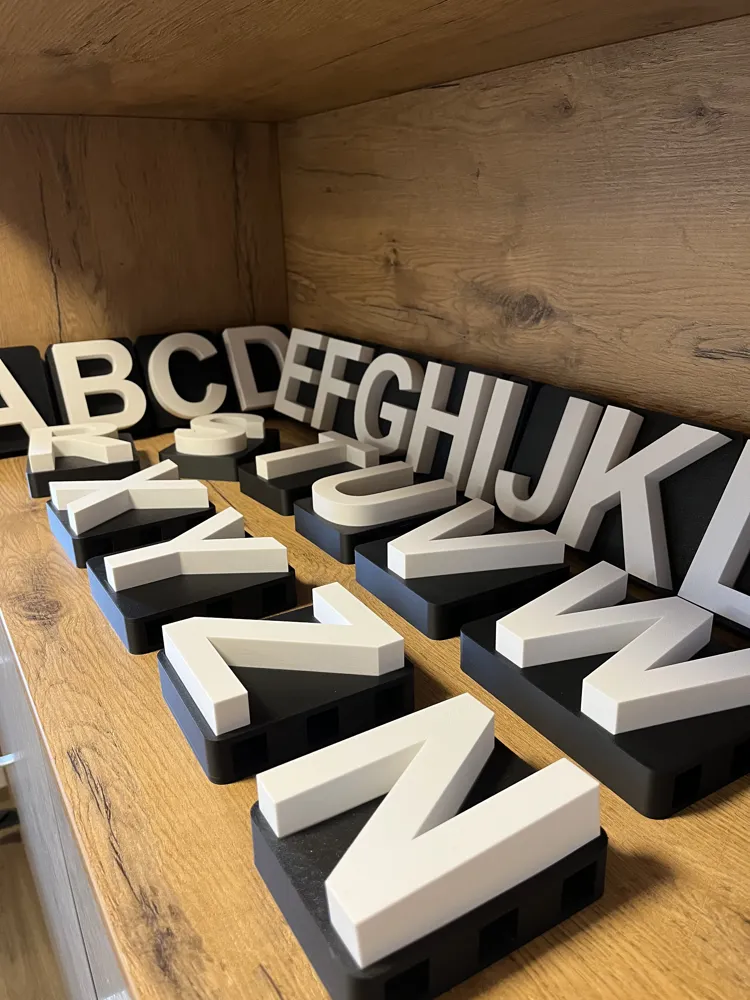 Modular 3D Letters "MAKER" – LED-ready by LetHimPrint MakerWorld ...