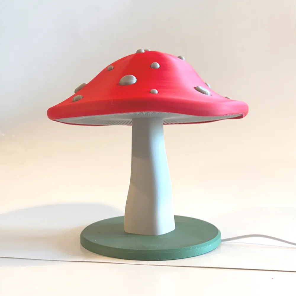 Mushroom Lamp - Free 3D Print Model - MakerWorld