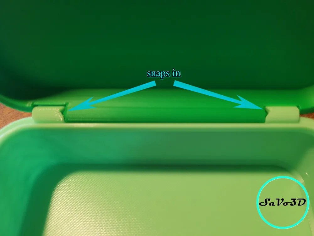 parametric box with spring loaded lock - Free 3D Print Model - MakerWorld