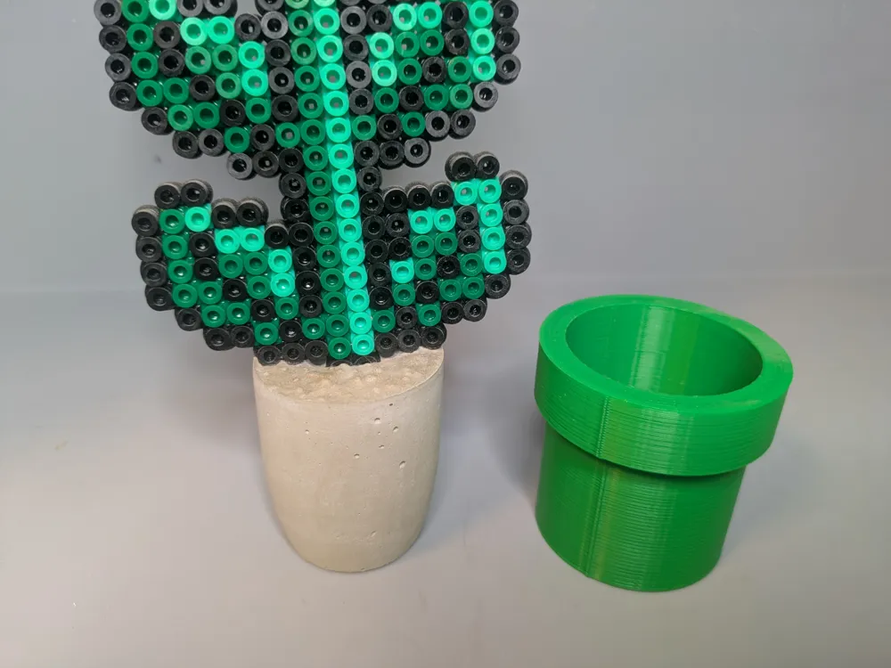 Mario Tube for pixel art Fuse Beads by Tobi MakerWorld: Download Free ...