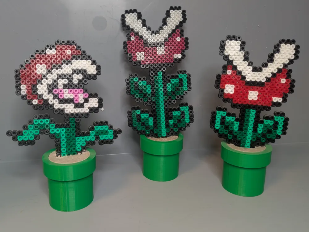 Mario Tube for pixel art Fuse Beads by Tobi MakerWorld: Download Free ...