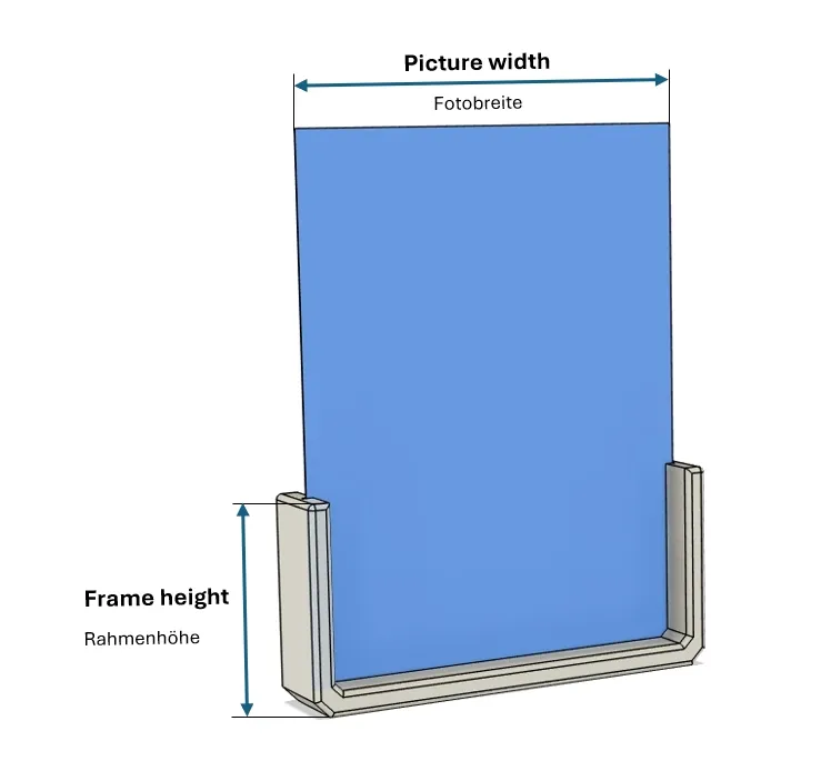 Picture Frame DOUBLE-SIDED - CONFIGURATOR!! - Free 3D Print Model ...