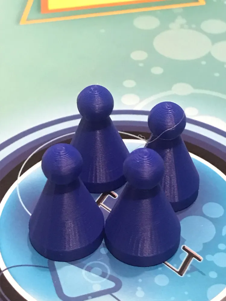 Simple Board Game Pieces - Free 3D Print Model - MakerWorld