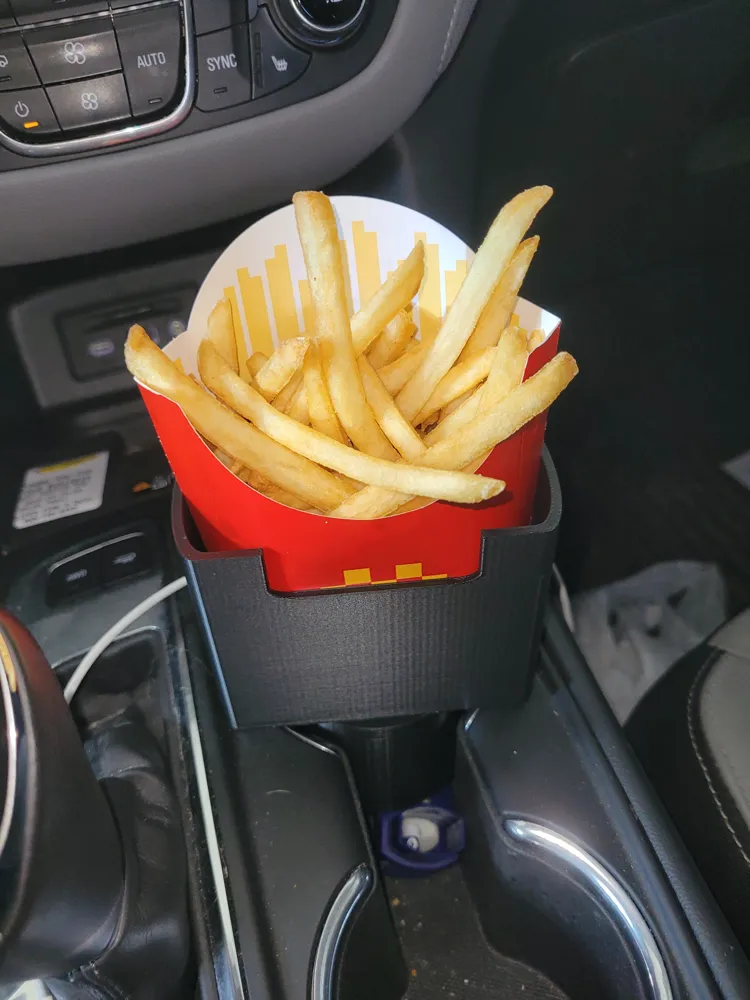 French Fry Holder for Car - Free 3D Print Model - MakerWorld