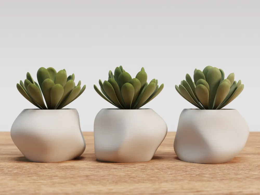 Organic Planters – Unique 3D Printed Plant Pots by nERoX - MakerWorld