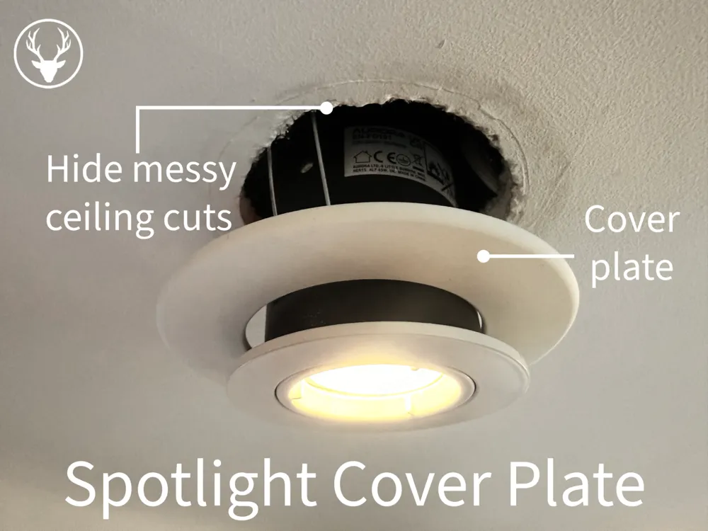 Spotlight Cover Plate by Stag 3D MakerWorld: Download Free 3D Models