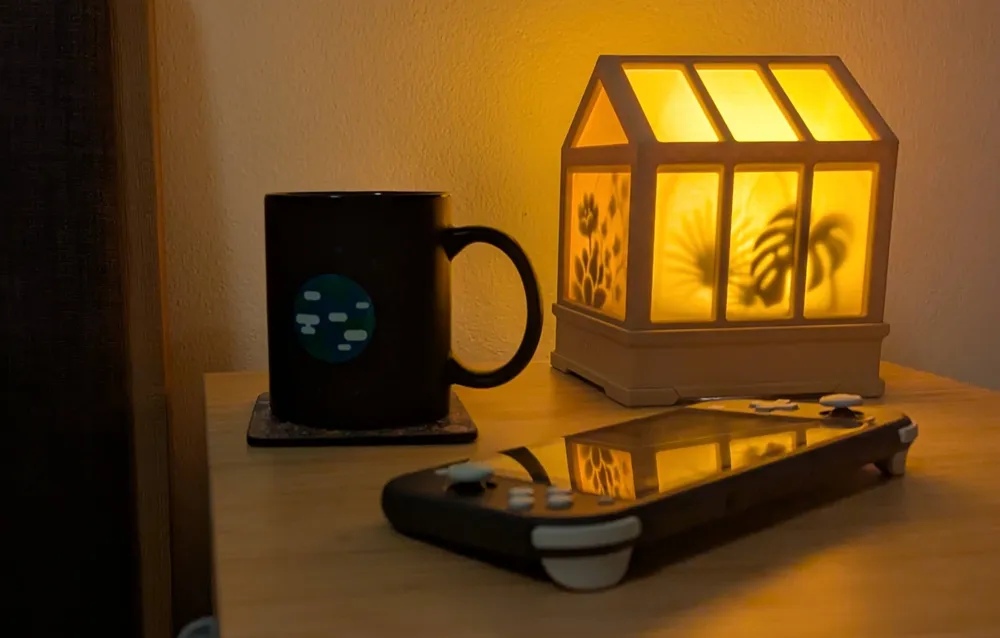The Greenhouse | Golden Grove Lamps Series - Free 3D Print Model - MakerWorld
