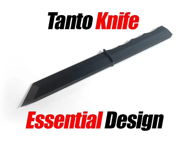 Essential Tanto Knife by stefanobaraldo1 - MakerWorld