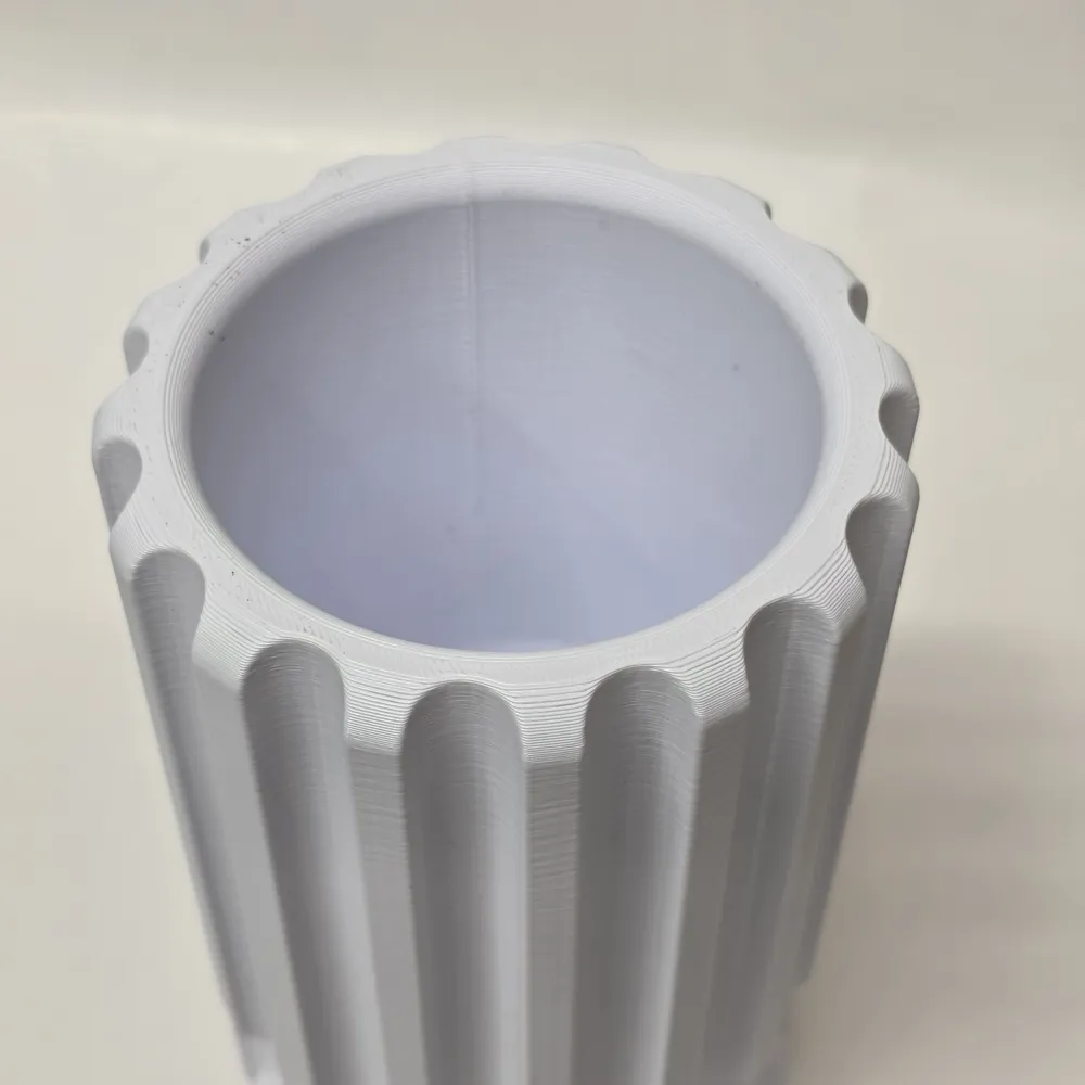 Kitchen Utensil Holder - Fluted - Free 3D Print Model - MakerWorld