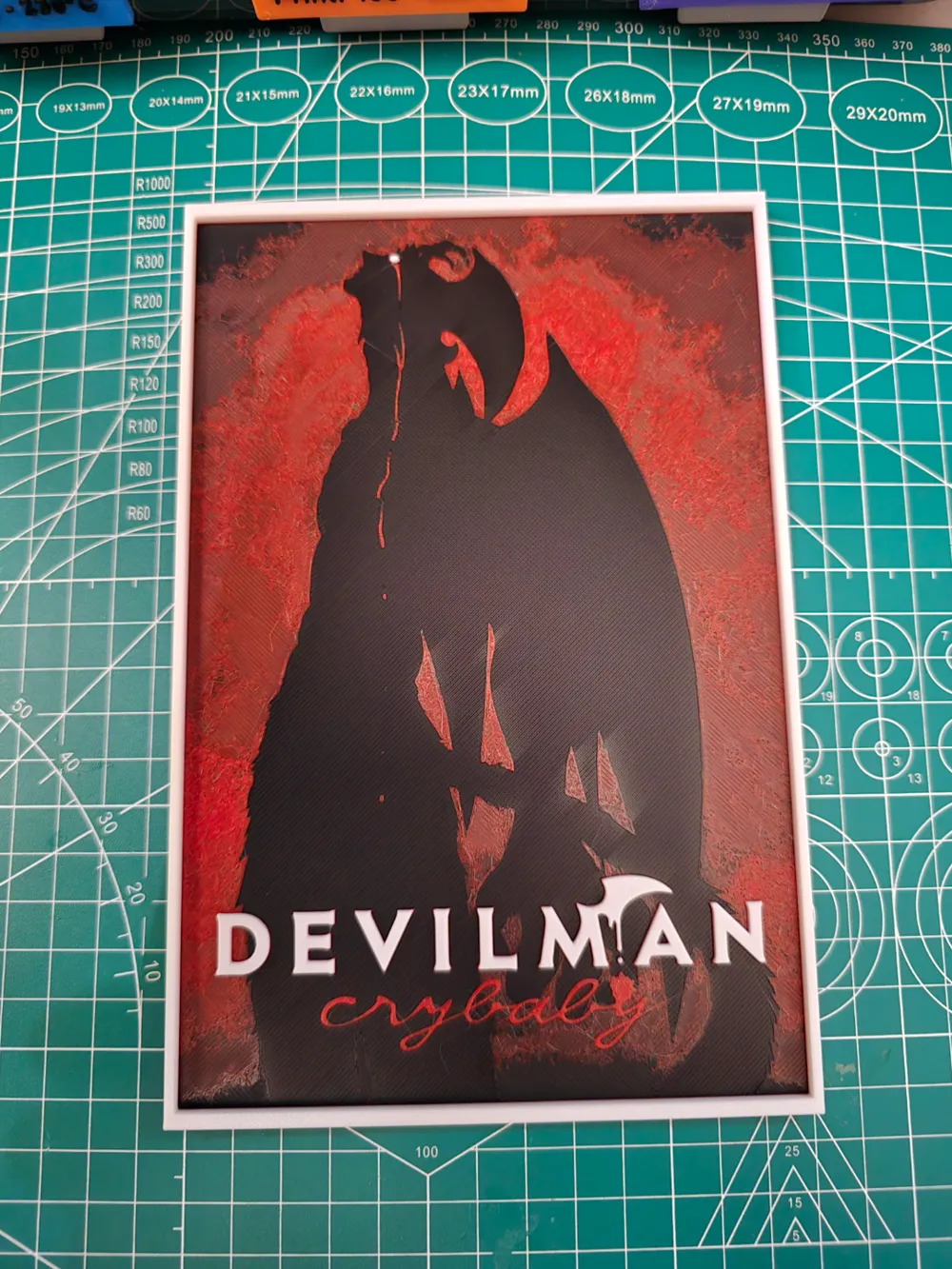 Devilman Crybaby Poster - Hueforge Art by Lumpy3D - MakerWorld