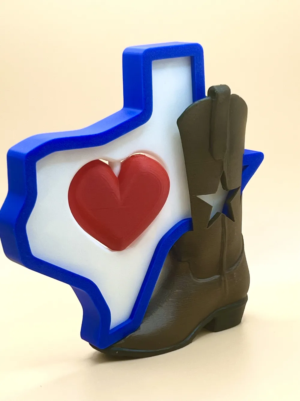 Heart of Texas by PrintingPopPop MakerWorld: Download Free 3D Models