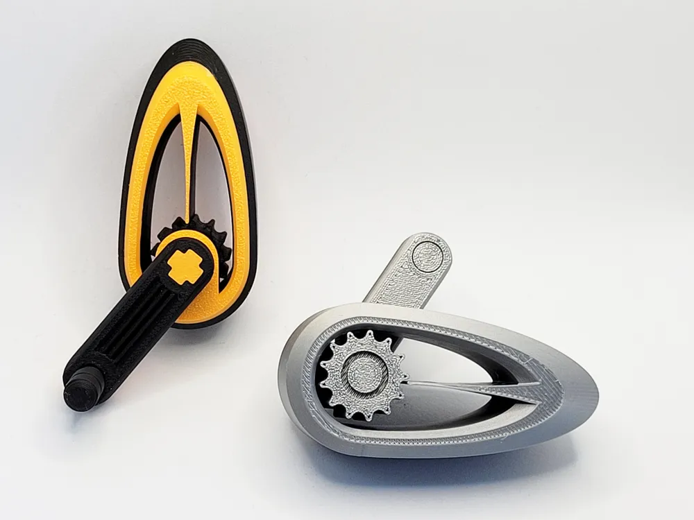 Hand-cranked Clicker Wheel - Free 3D Print Model - MakerWorld