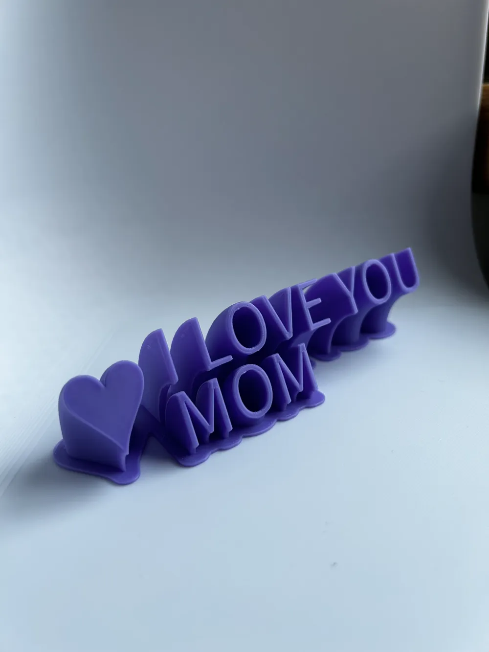 Mothers Day minimalist parametric sign by WIZZY - MakerWorld