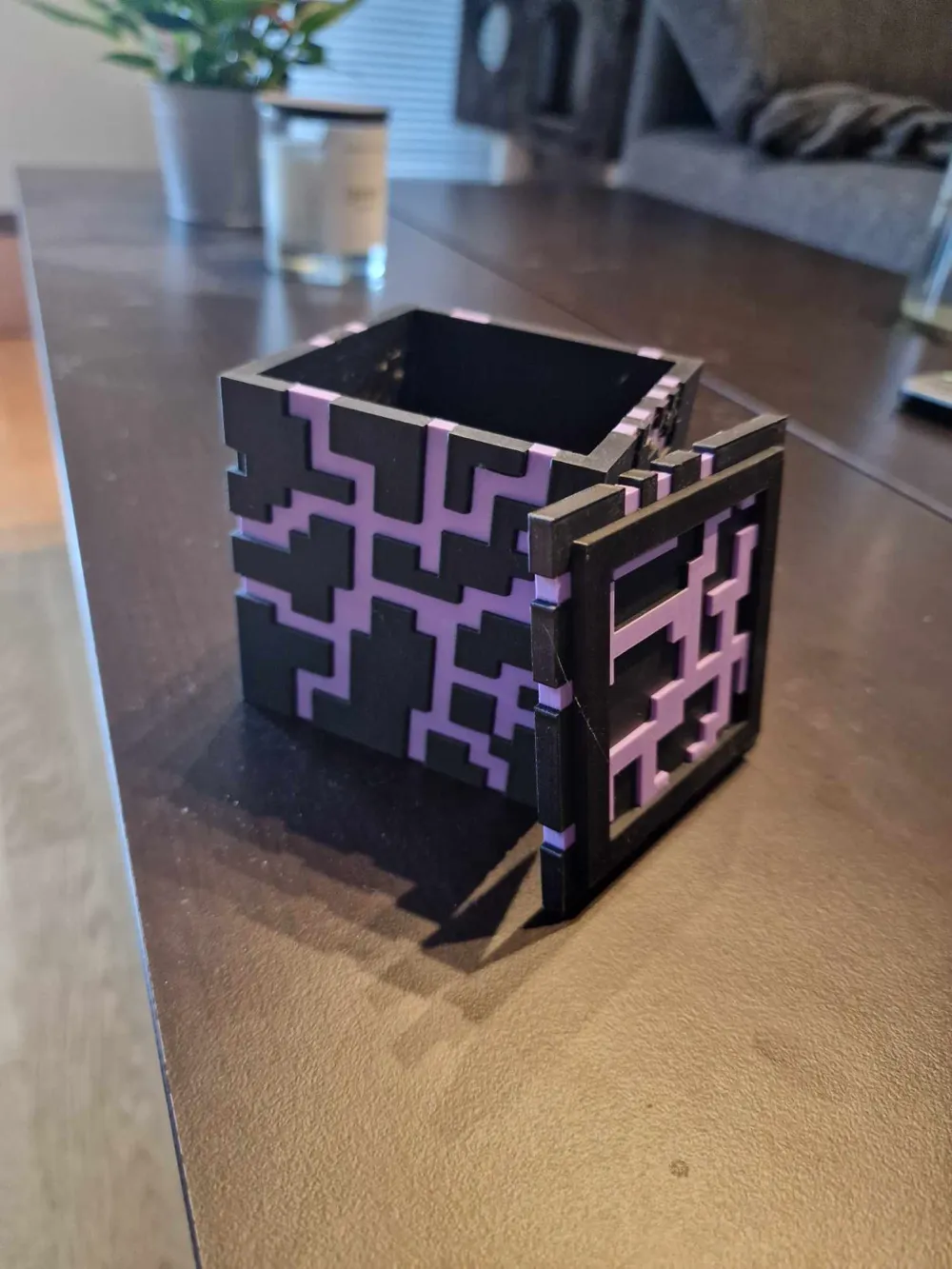 Minecraft Obsidian Block box by Lmao - MakerWorld