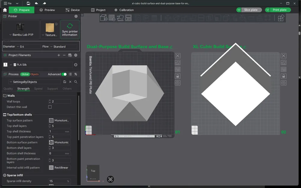 XL Build Surface + Base for Endless Design Blocks by Endless Design Lab 🌀 MakerWorld: Download ...