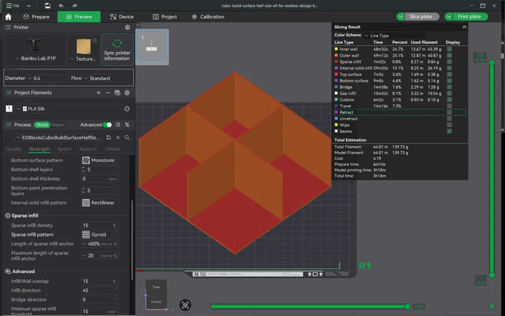 XL Build Surface + Base for Endless Design Blocks by Endless Design Lab 🌀 MakerWorld: Download ...