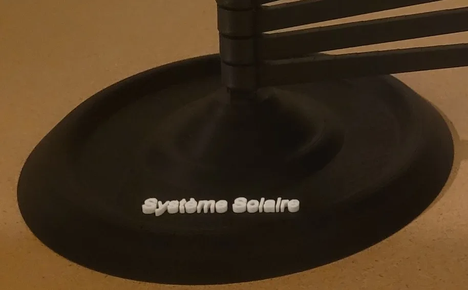 Solar System Nameplates (FR) - Free 3D Print Model - MakerWorld