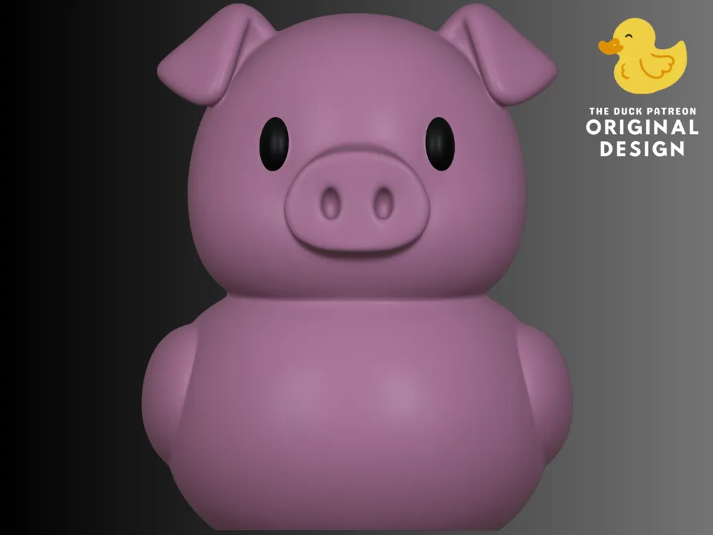 PIG RUBBER DUCK - Free 3D Print Model - MakerWorld