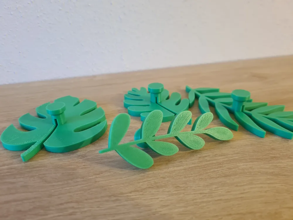 Leaf Stamp for Crafting (Monstera, etc.) - Free 3D Print Model - MakerWorld