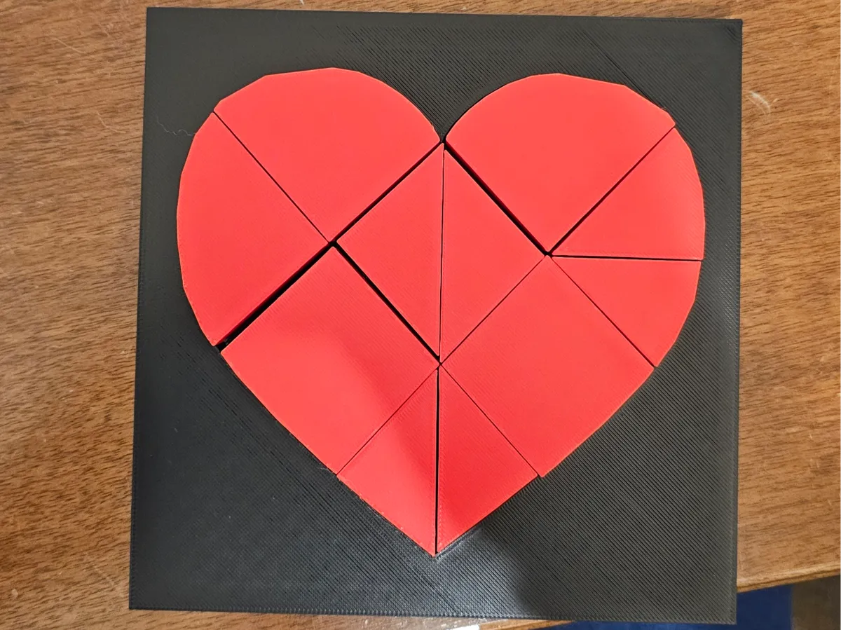 Heart Puzzle - Free 3D Print Model - MakerWorld