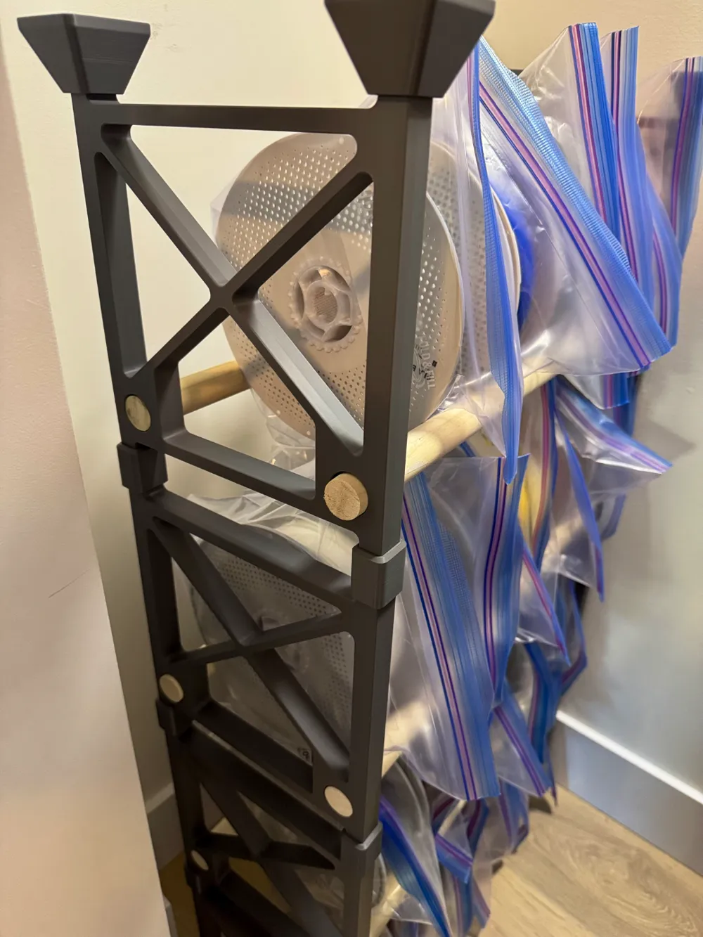 Stackable Filament Stand / Rack by Jerald MakerWorld: Download Free 3D ...