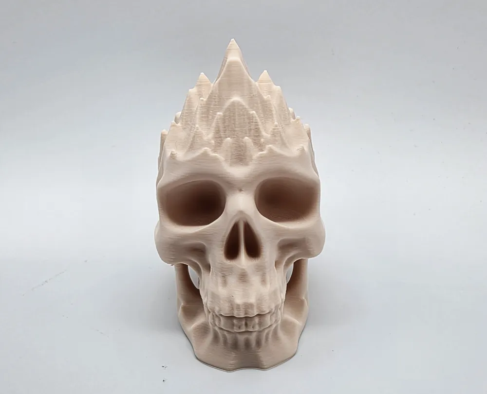Mountains on my Mind Skull by Triple G Workshop MakerWorld: Download ...
