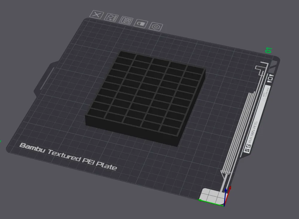 Simple Non-Stacking 50 QSFP Holder - Free 3D Print Model - MakerWorld