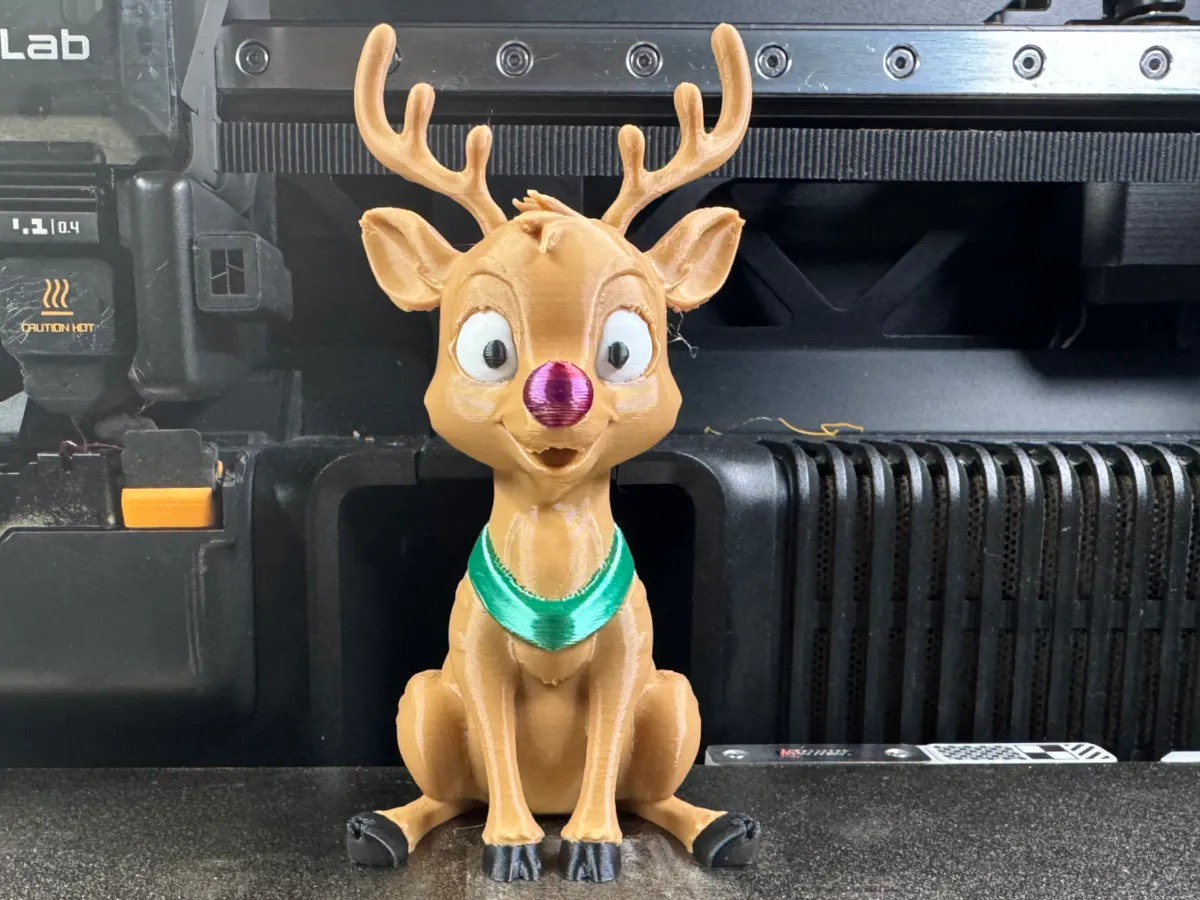 Rudolph the Red Nosed Reindeer by MA-DE MakerWorld: Download Free 3D Models