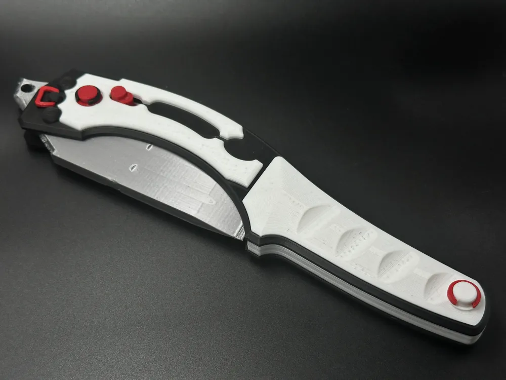 Collapsible Axe with Spring-Lock Mechanism - Free 3D Print Model ...