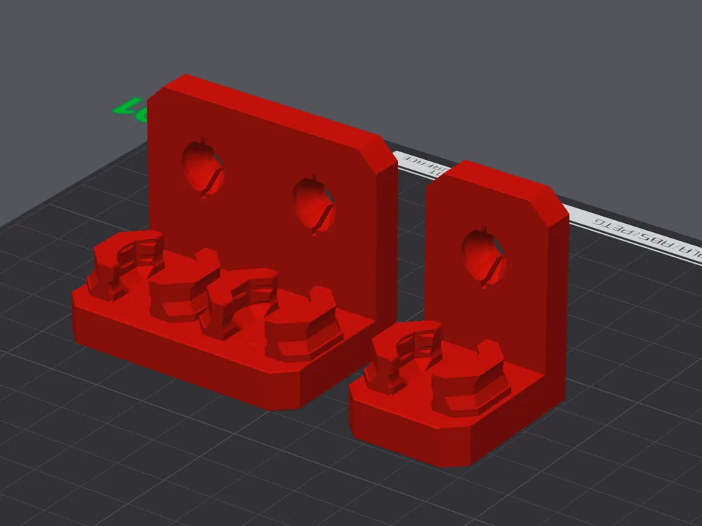 Multiboard underdesk vertical mounts (screw on) - Free 3D Print Model ...